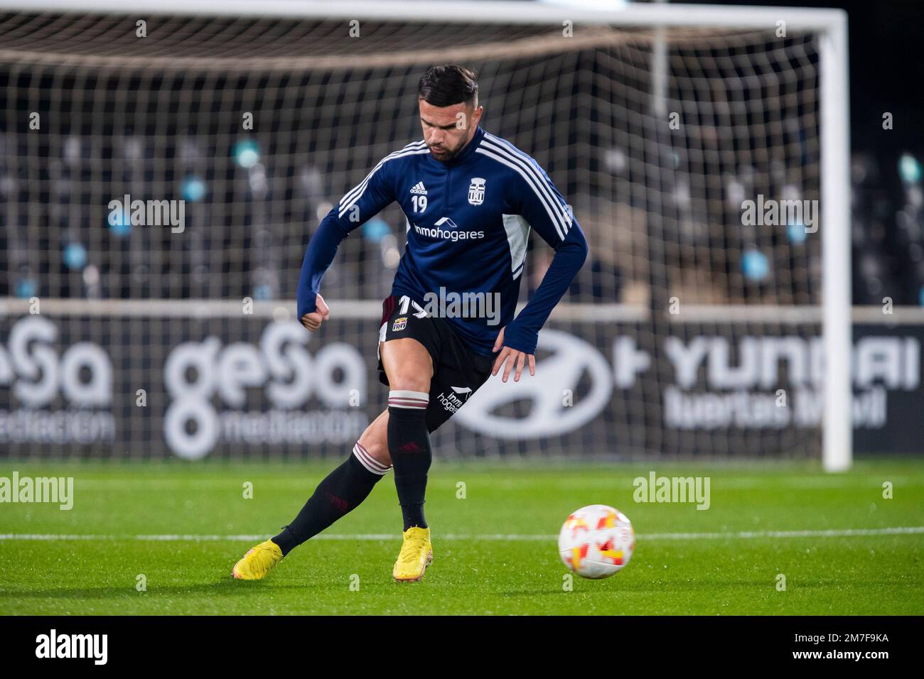 Sadiku Armando of FC Cartagena during warm up, FC Cartagena vs ...