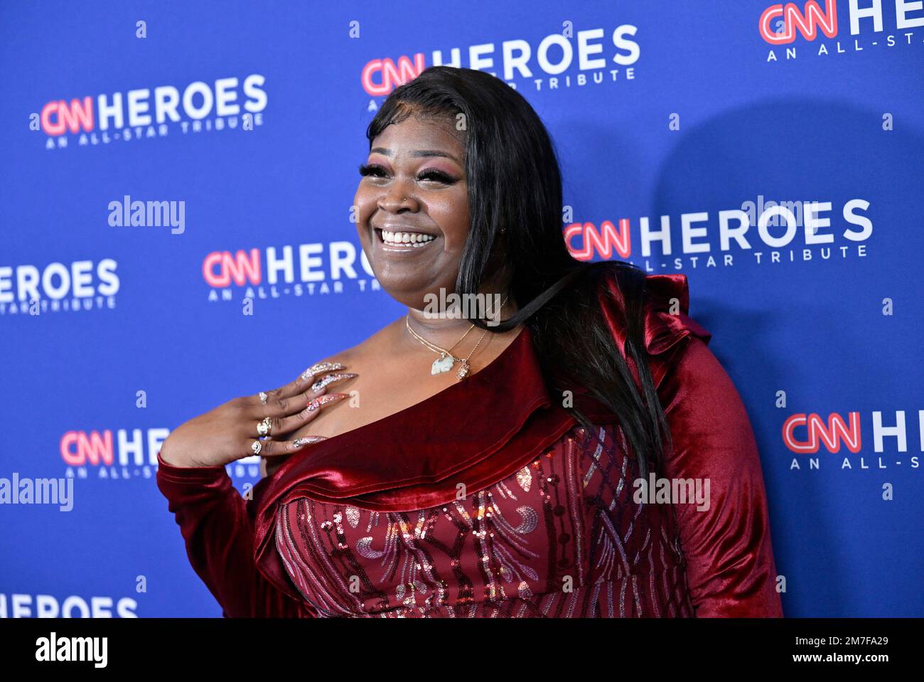 Former Georgia election worker Shaye Moss attends the 16th annual CNN ...