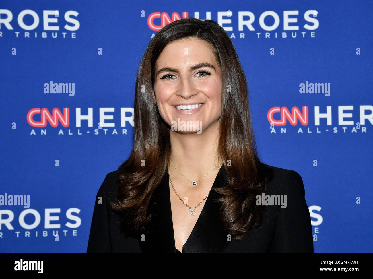 Kaitlan Collins attends the 16th annual CNN Heroes All-Star Tribute at ...