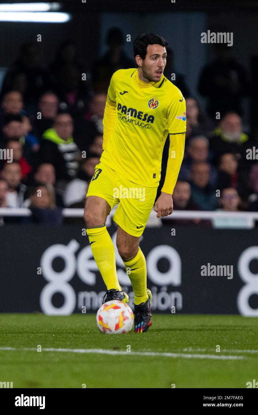 Daniel PAREJO of Villarreal CF run with the ball, during the Cup match ...
