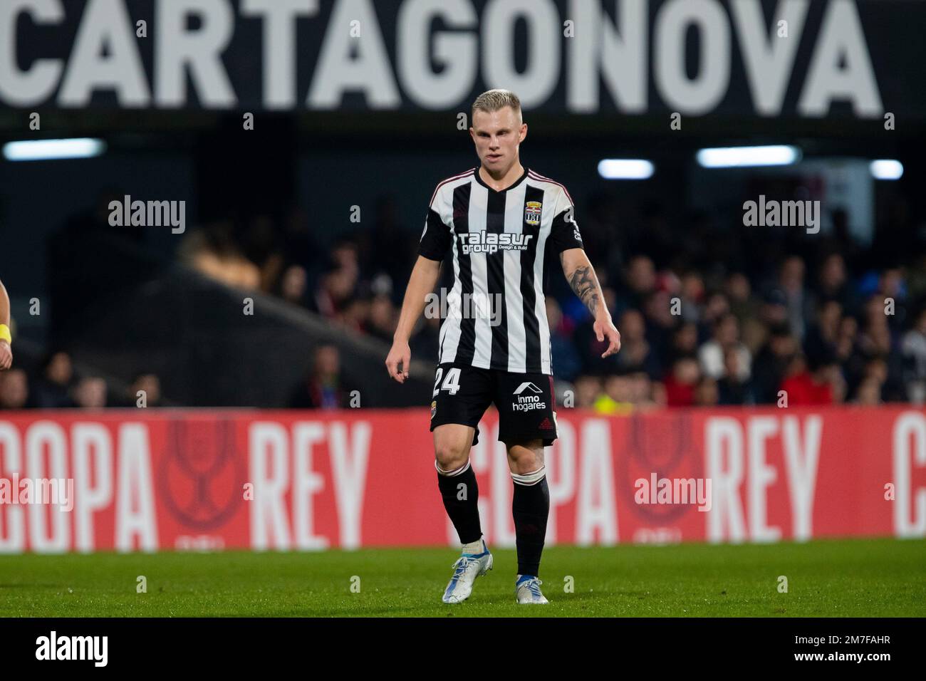 Isak Jansson of FC Cartagena FC Cartagena vs Villarreal CF, match Copa ...