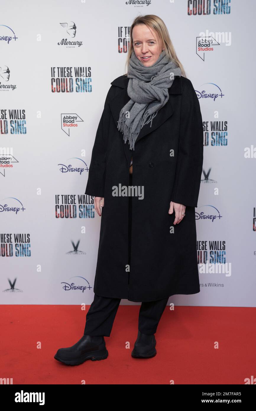 Emily Eavis poses for photographers upon arrival for the premiere of ...
