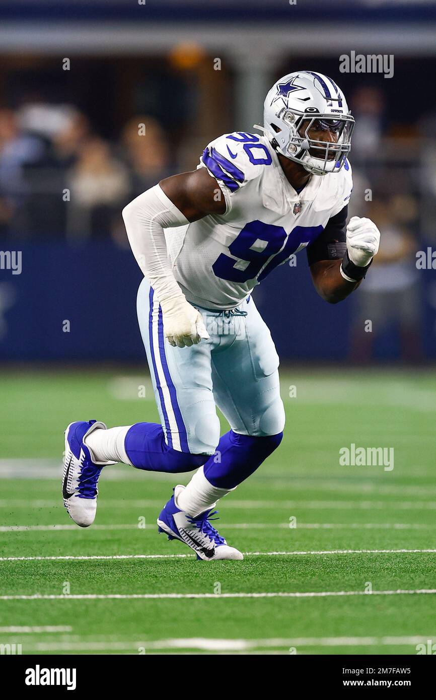 Dallas Cowboys defensive end DeMarcus Lawrence (90) is seen during the ...