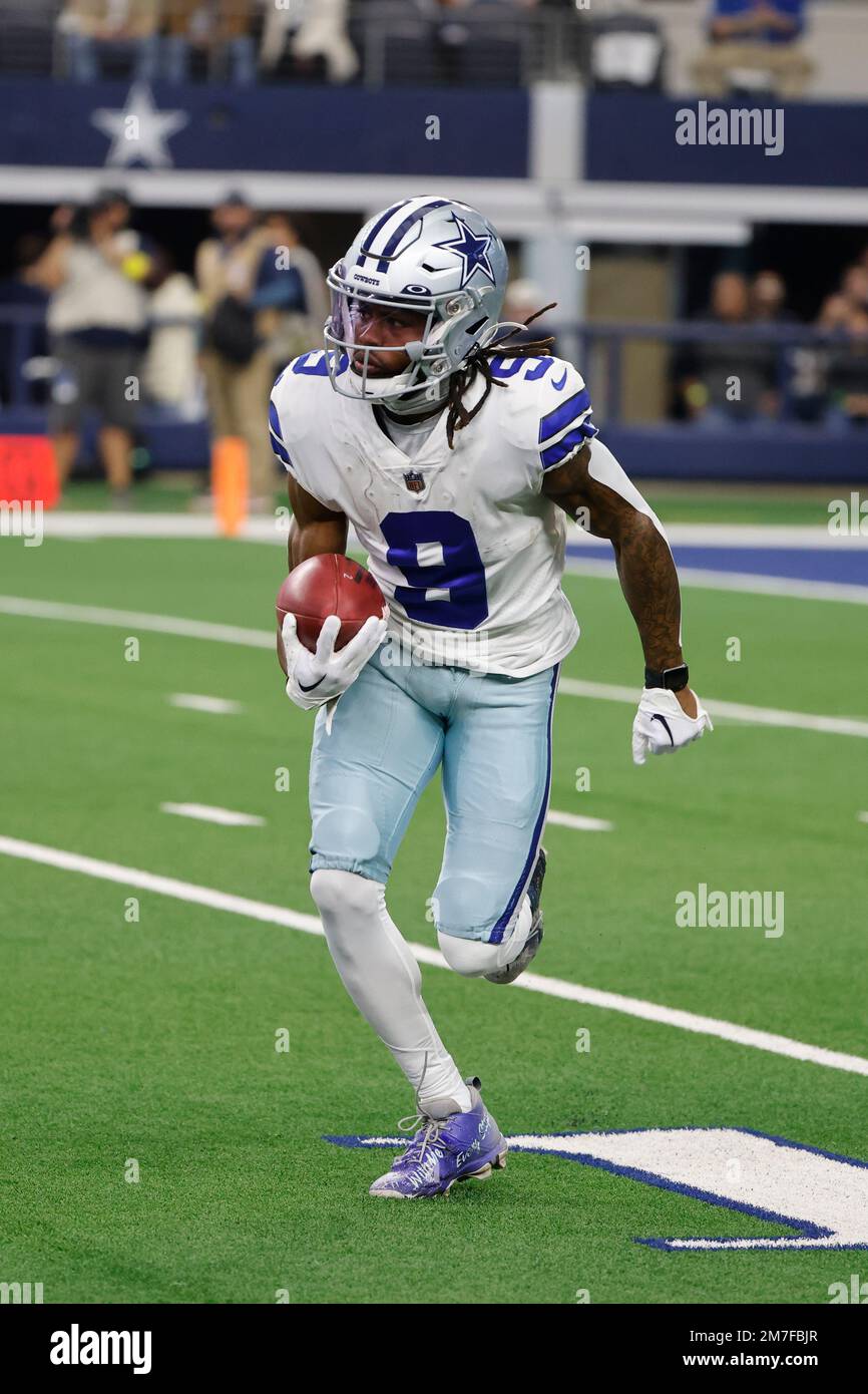 Dallas Cowboys wide receiver KaVontae Turpin (9) returns a kick during ...