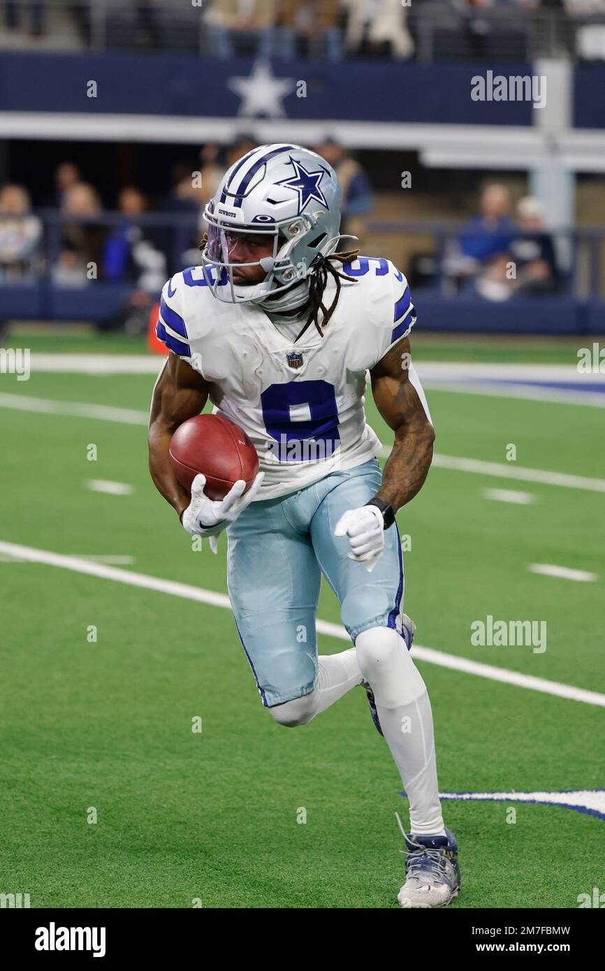 Dallas Cowboys wide receiver KaVontae Turpin (9) returns a kick during ...