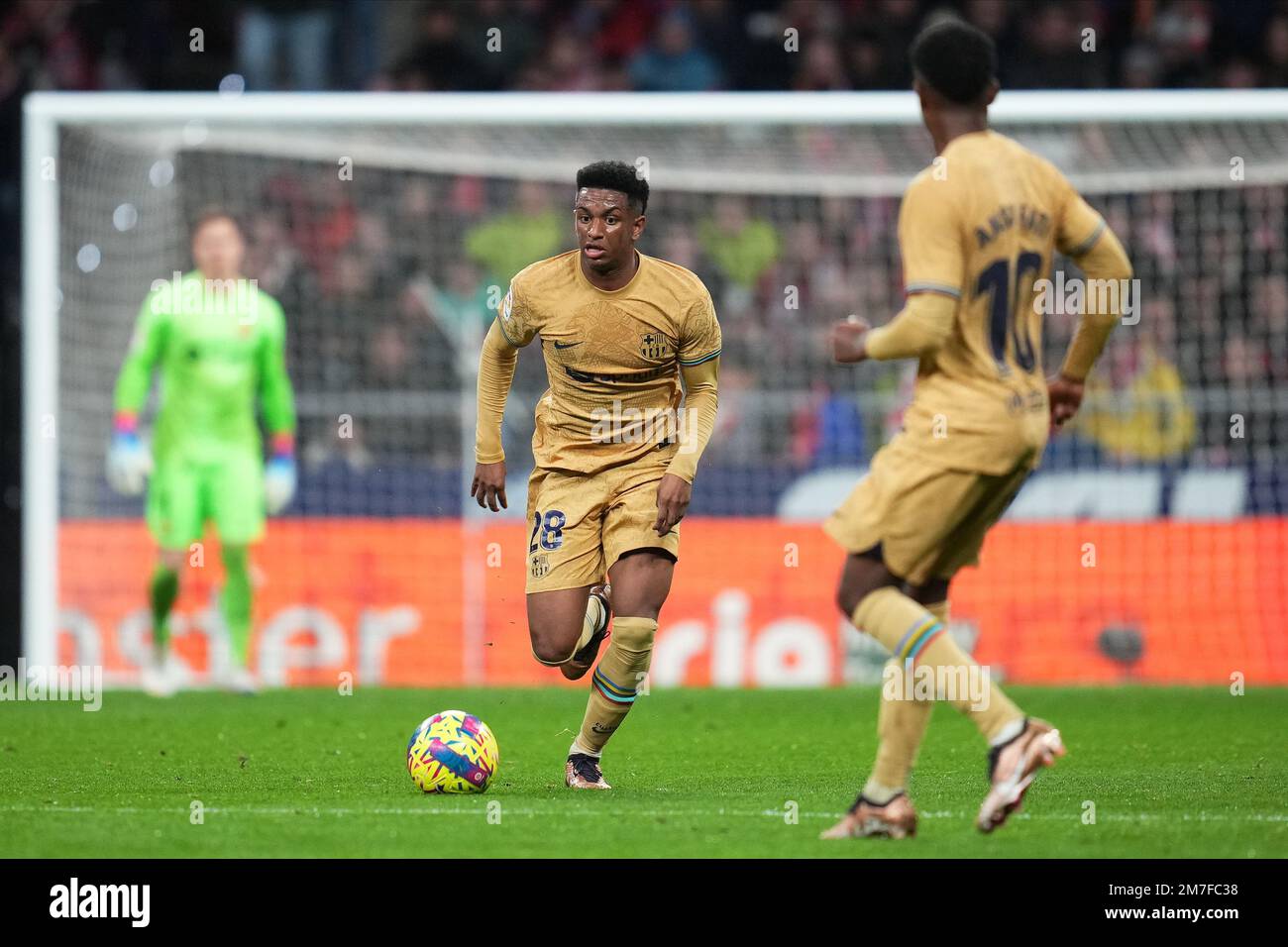 Alejandro Balde of FC Barcelona during the La Liga match between ...