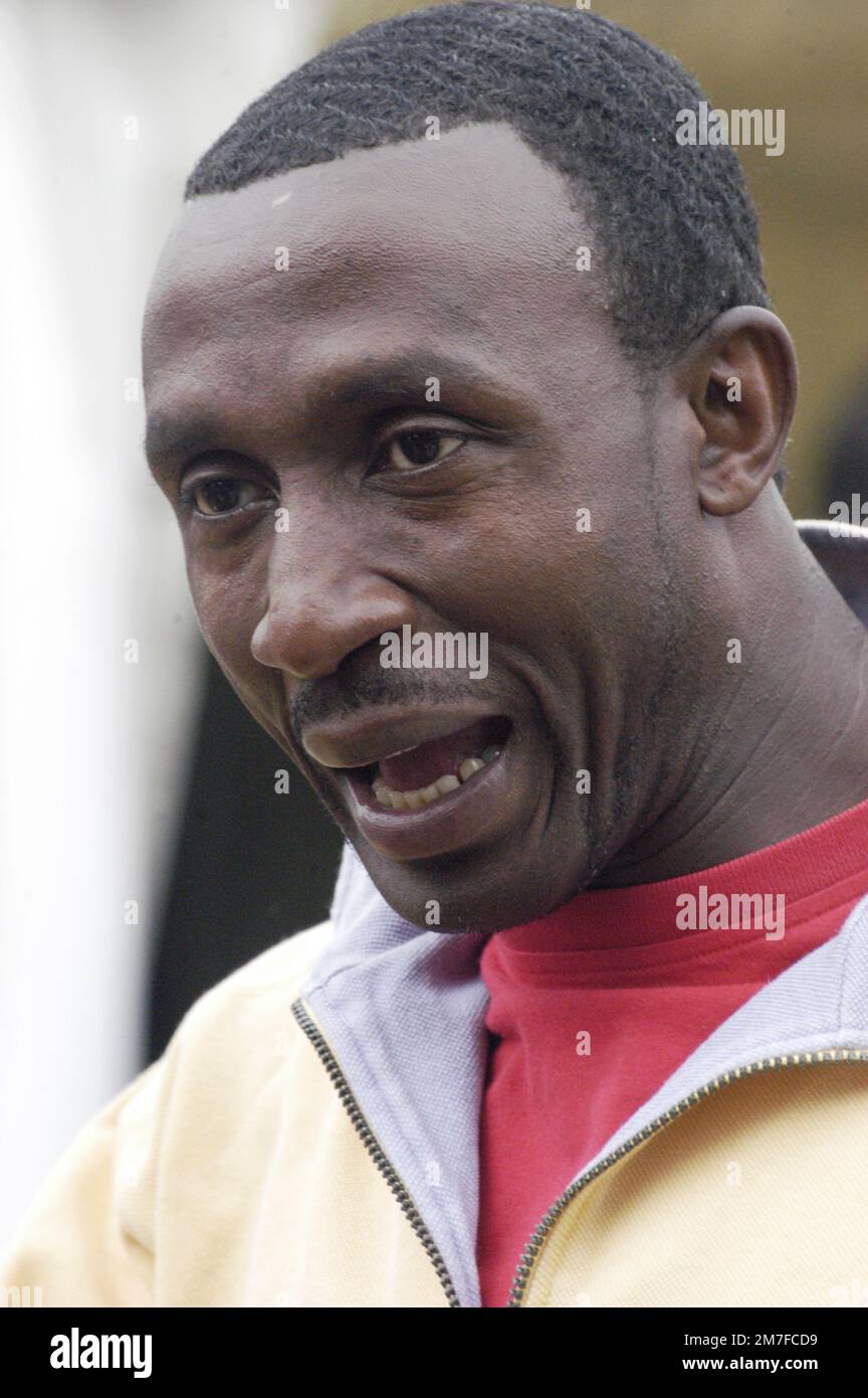 LINFORD CHRISTIE, PORTRAIT, 2003: Athlete sprinter Olympic Champion ...