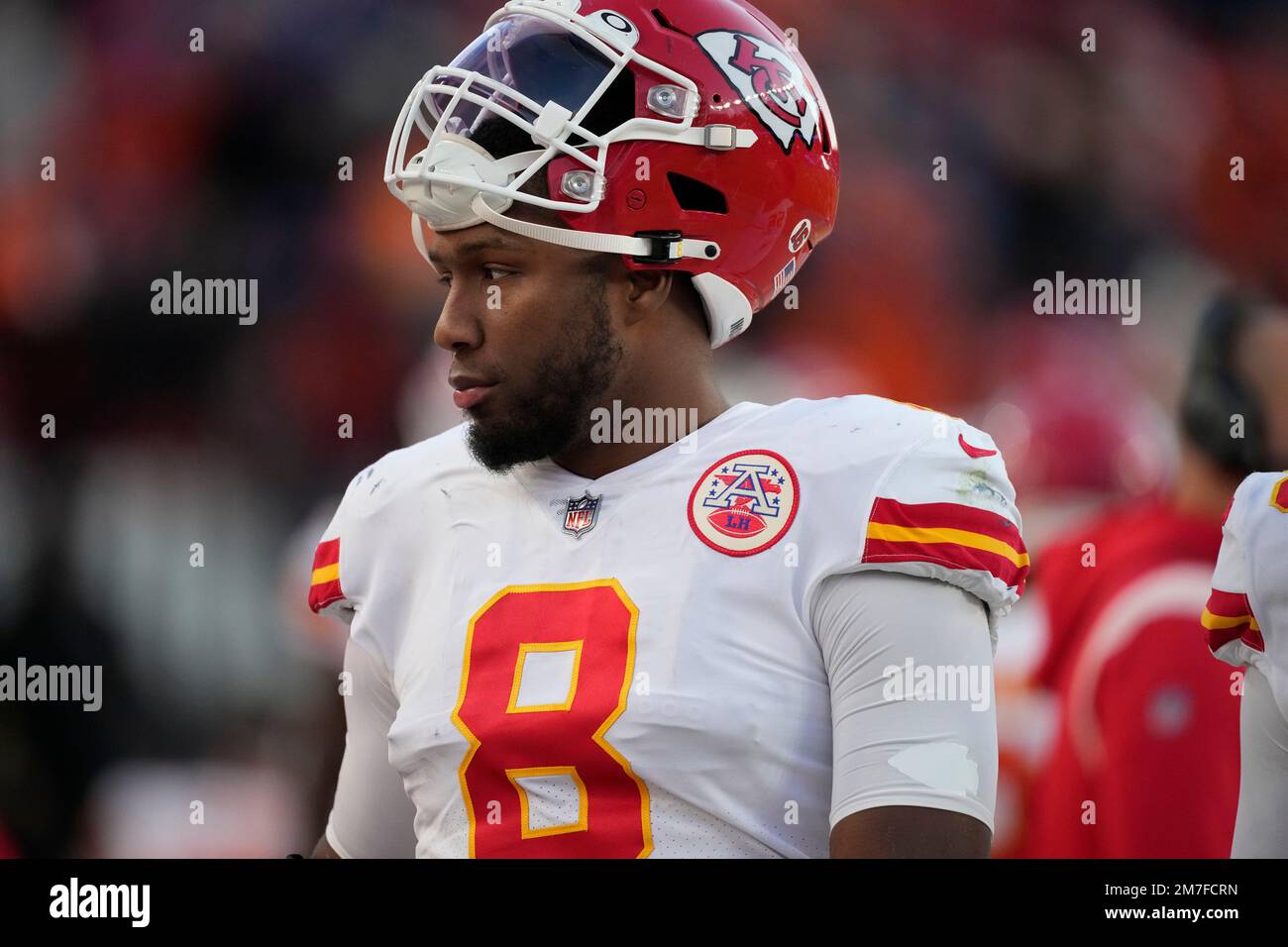Kansas City Chiefs defensive end Carlos Dunlap (8) during the first ...