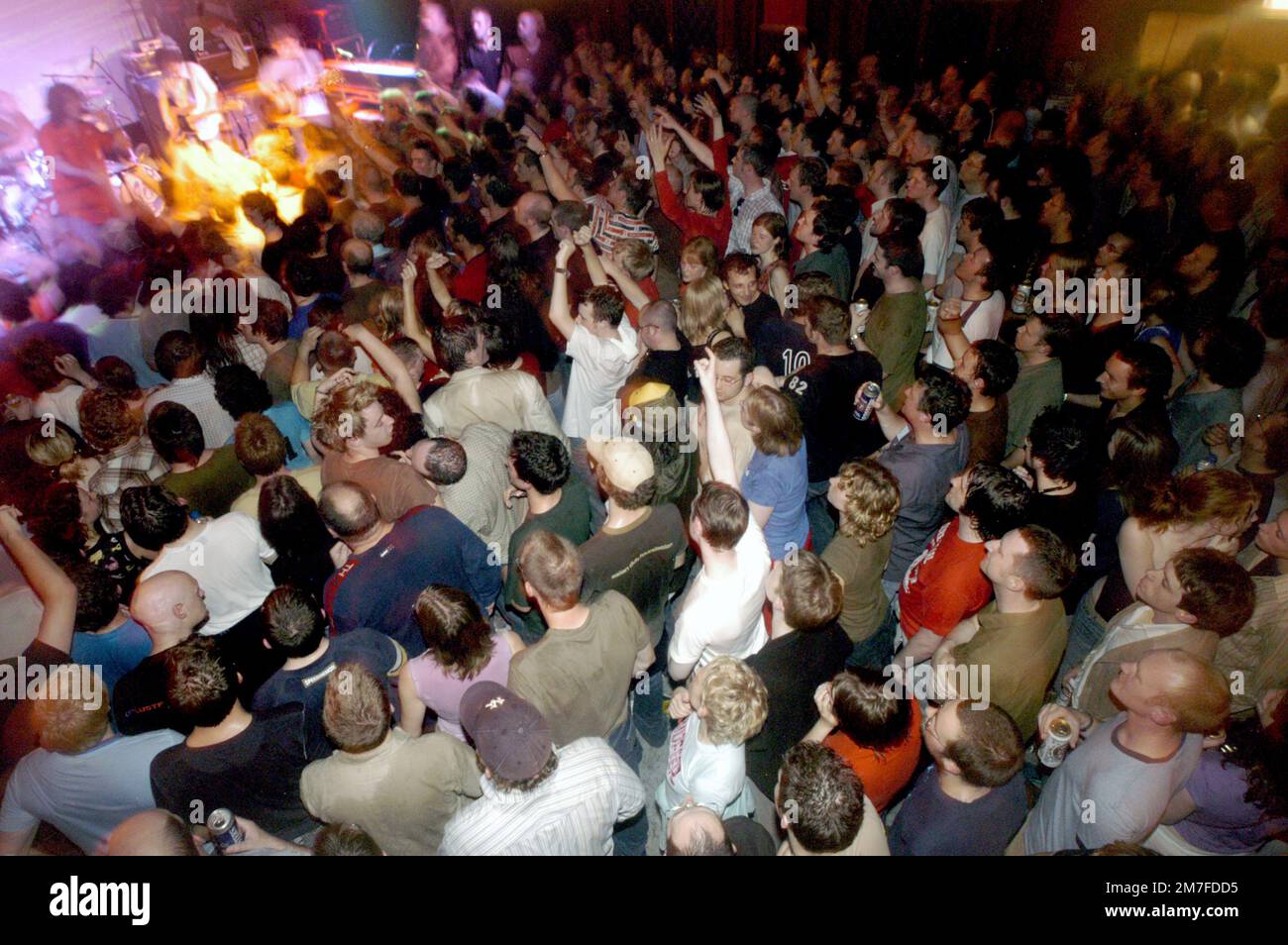 SUPER FURRY ANIMALS, HUGE CROWD, 2003: A huge crowd gathers as the ...