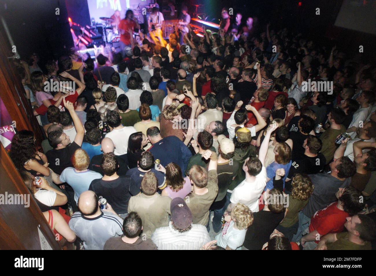 SUPER FURRY ANIMALS, HUGE CROWD, 2003: A huge crowd gathers as the ...