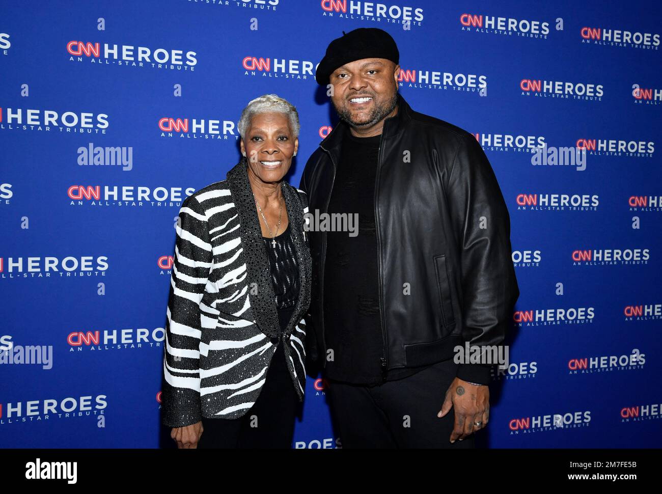 Dionne Warwick, left, and son Damon Elliott attend the 16th annual CNN Heroes All-Star Tribute ...