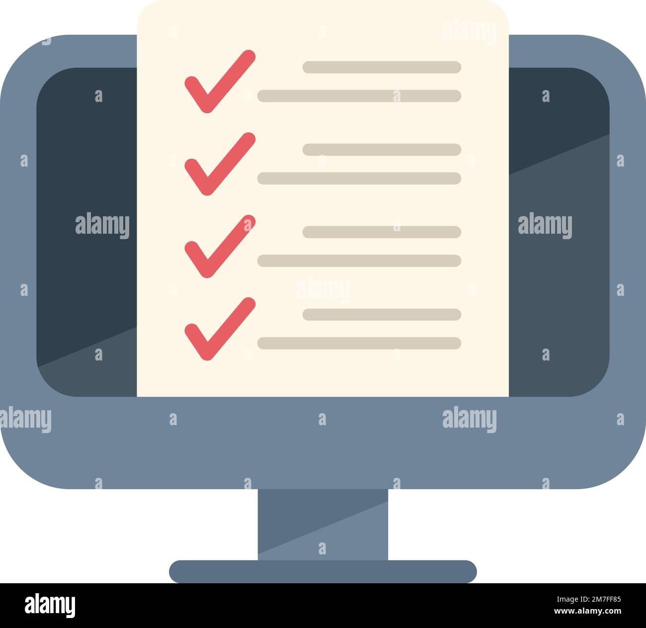 Online task help icon flat vector. Customer support. Persona marketing ...