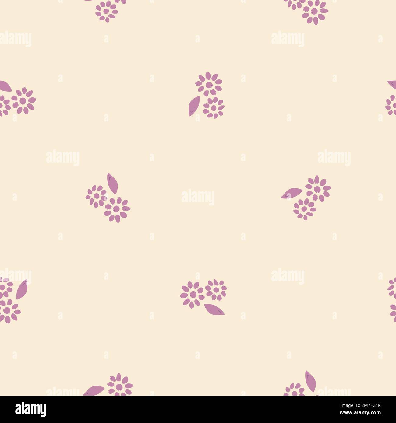 Natural allotment floral vector pattern. Seamless garden growing floral ...