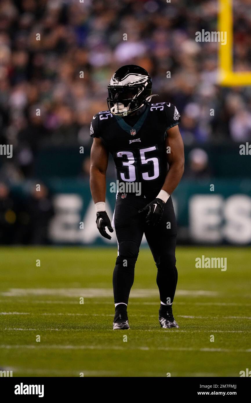 Philadelphia Eagles' Boston Scott plays during an NFL football game ...