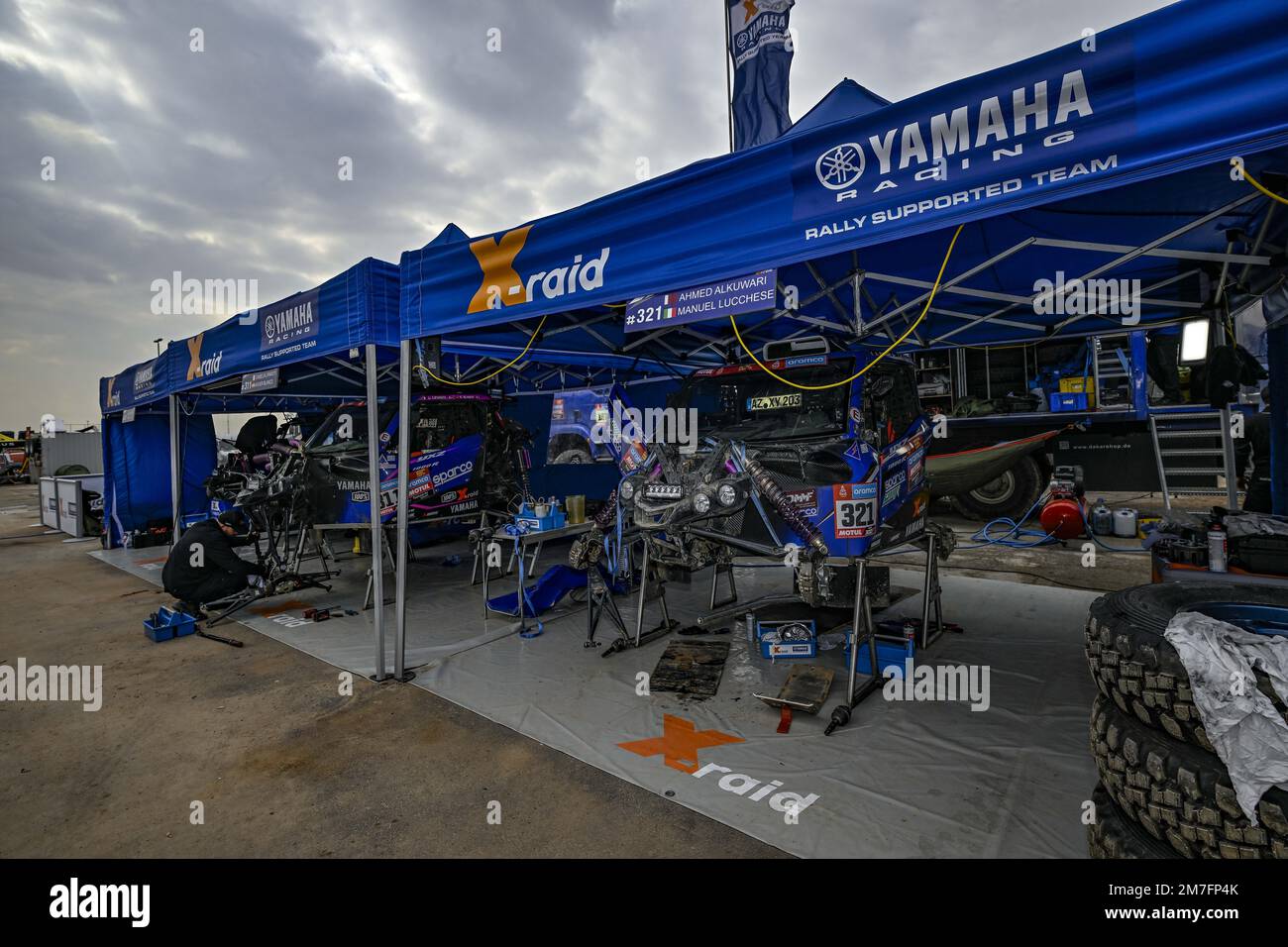 321 ALKUWARI Fahad Ahmed (qat), LUCCHESE Manuel (ita), X-Raid Yamaha ...