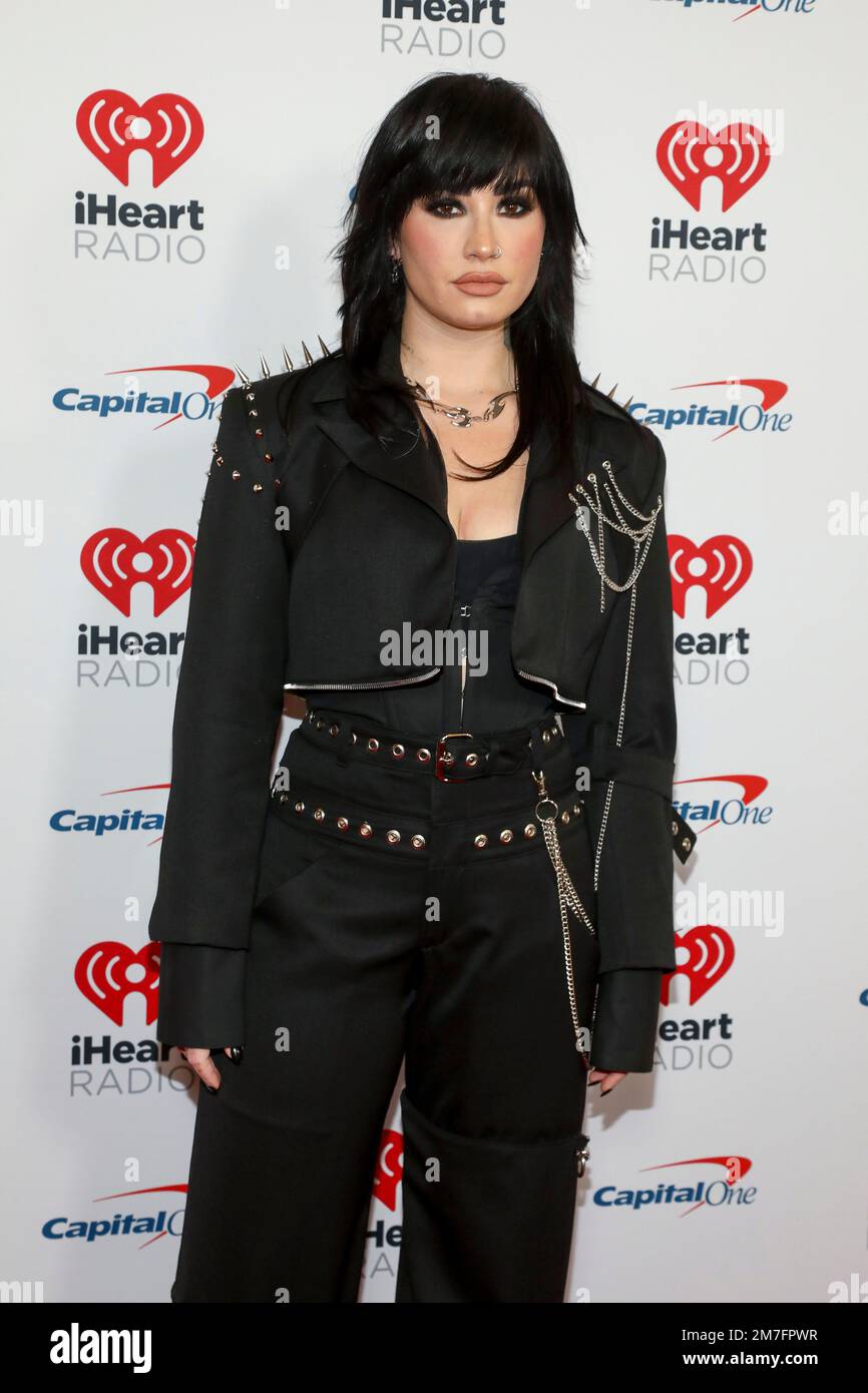 Recording artist Demi Lovato attends Z100's iHeartRadio Jingle Ball at ...