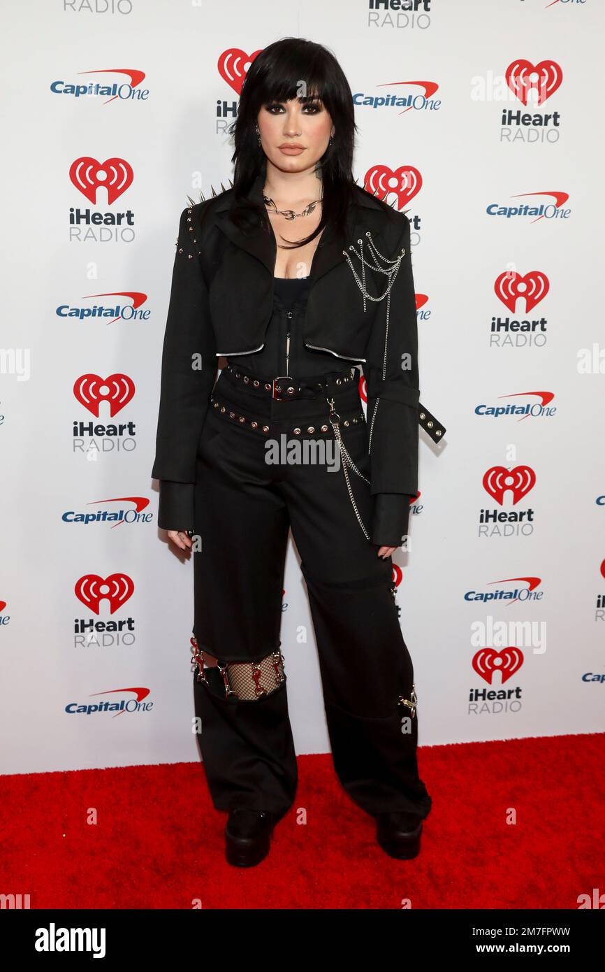 Recording artist Demi Lovato attends Z100's iHeartRadio Jingle Ball at ...