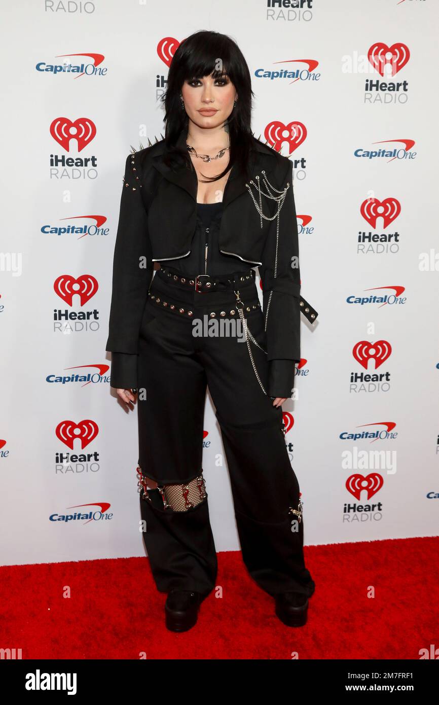 Recording artist Demi Lovato attends Z100's iHeartRadio Jingle Ball at ...