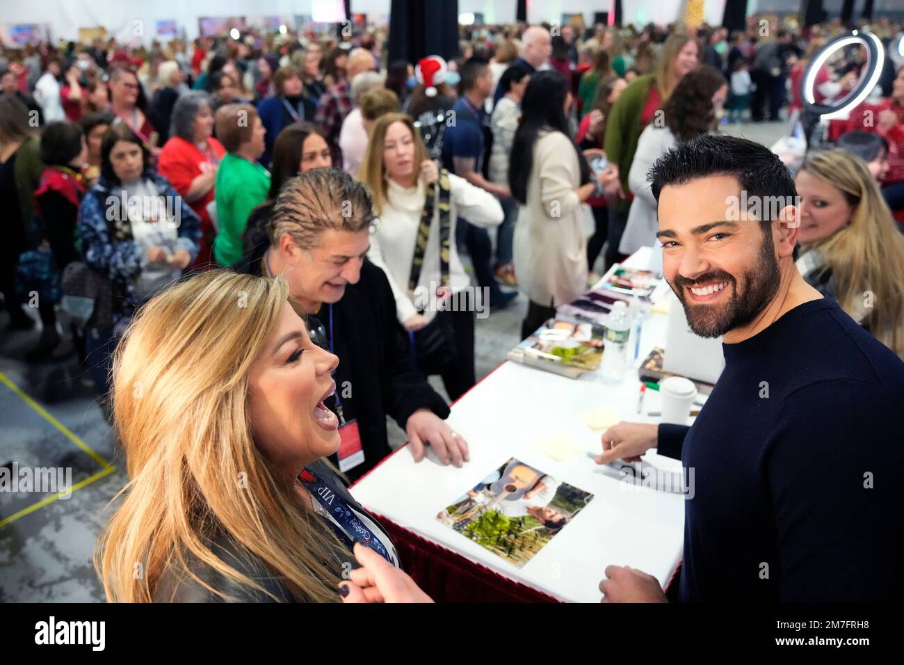 Jesse Metcalfe meets with fans during Christmas Con at the New Jersey ...