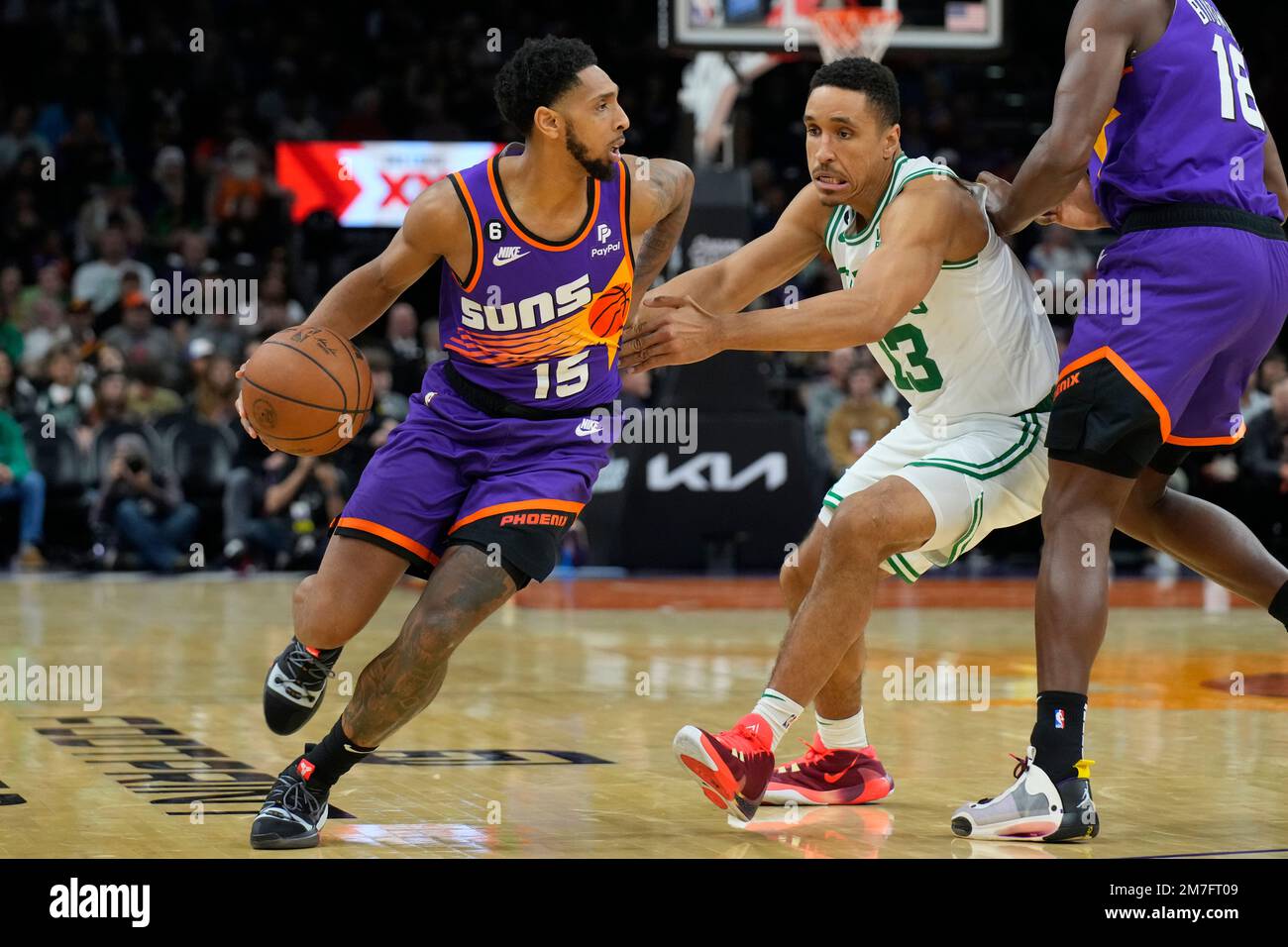 Phoenix Suns guard Cameron Payne (15) during the first half of an NBA ...