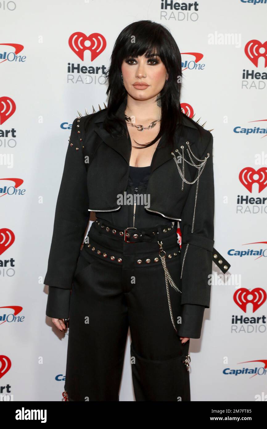 Recording artist Demi Lovato attends Z100's iHeartRadio Jingle Ball at ...