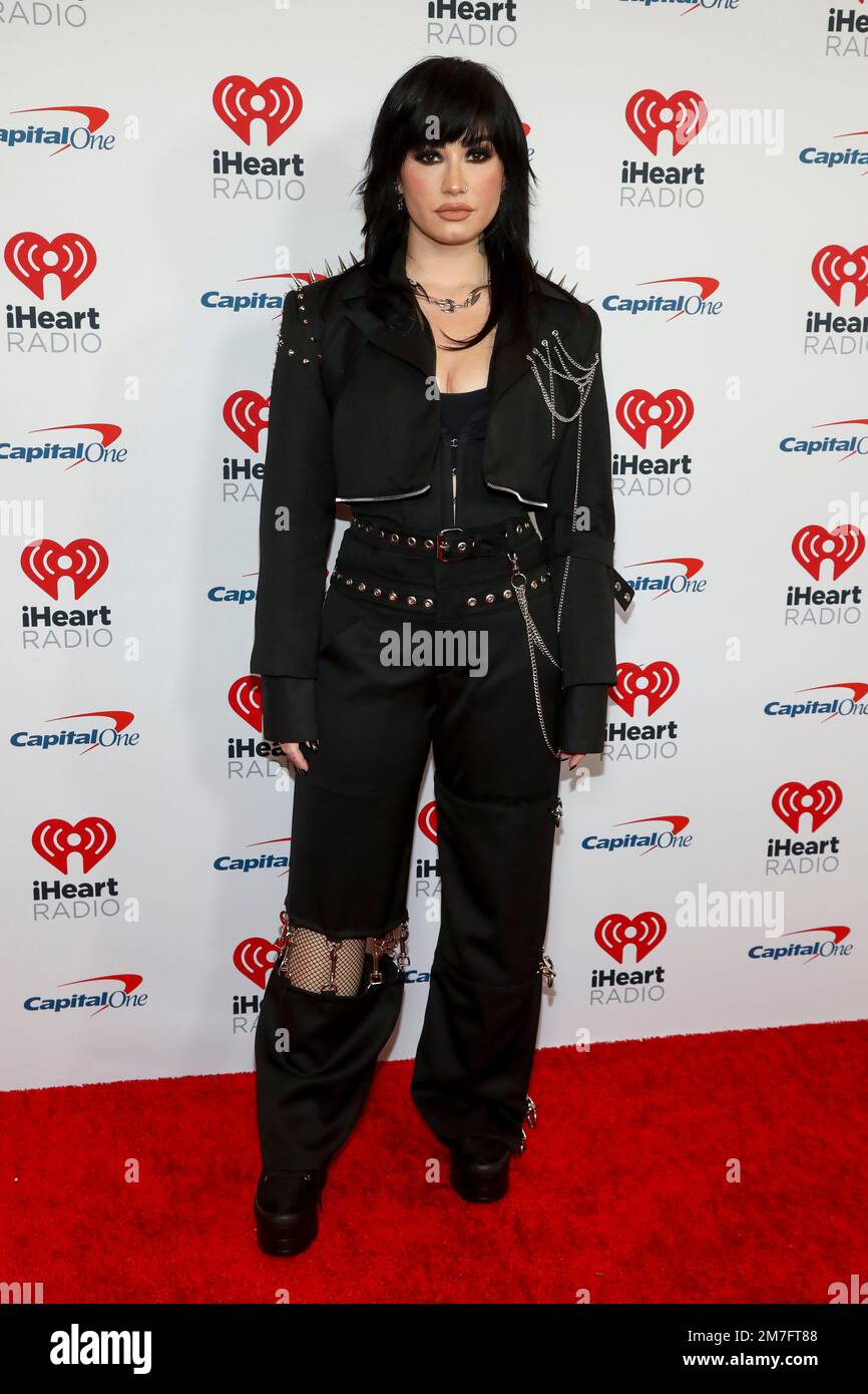 Recording artist Demi Lovato attends Z100's iHeartRadio Jingle Ball at ...