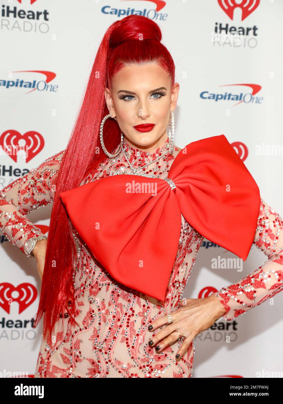 Actor and recording artist Justina Valentine attends Z100's iHeartRadio ...