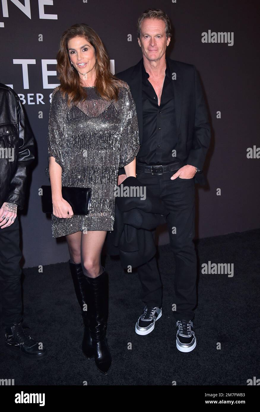 Cindy Crawford and Rande Gerber attend the Celine Fall/Winter 2023 ...