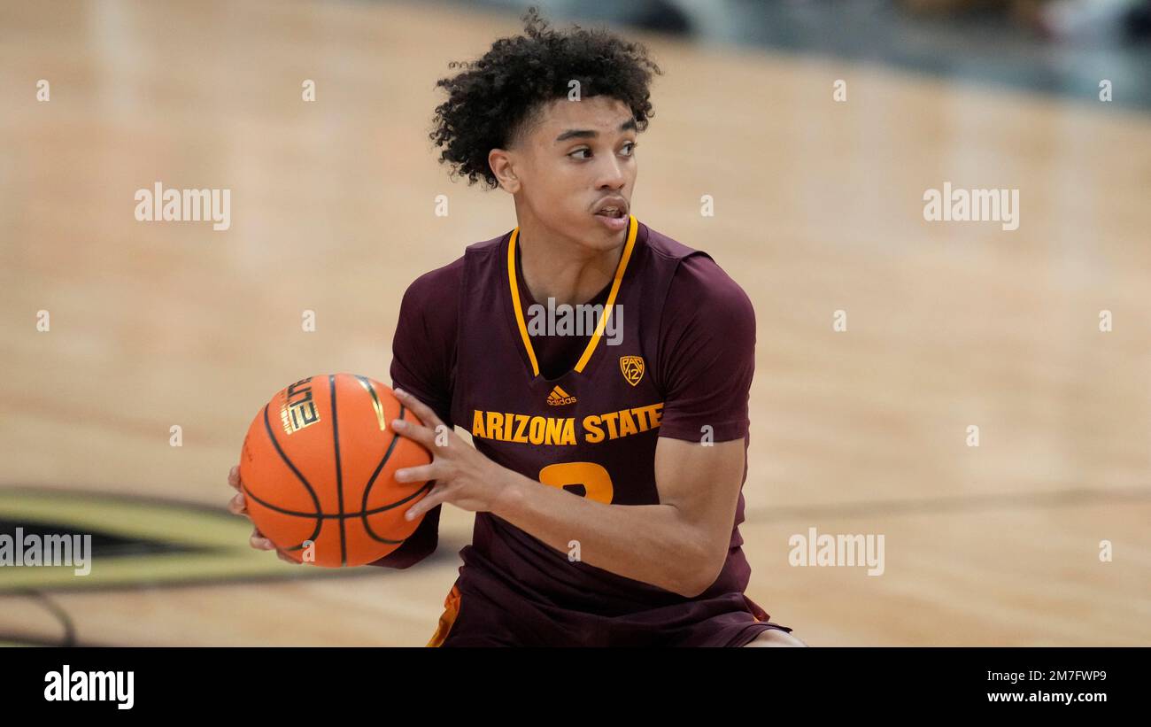 Arizona State guard Austin Nunez (2) in the first half of an NCAA ...