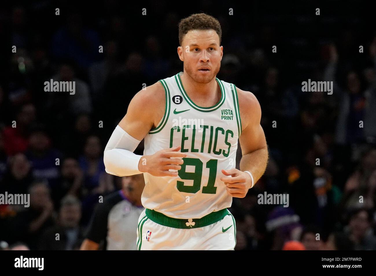 Boston Celtics forward Blake Griffin (91) during the first half of an ...