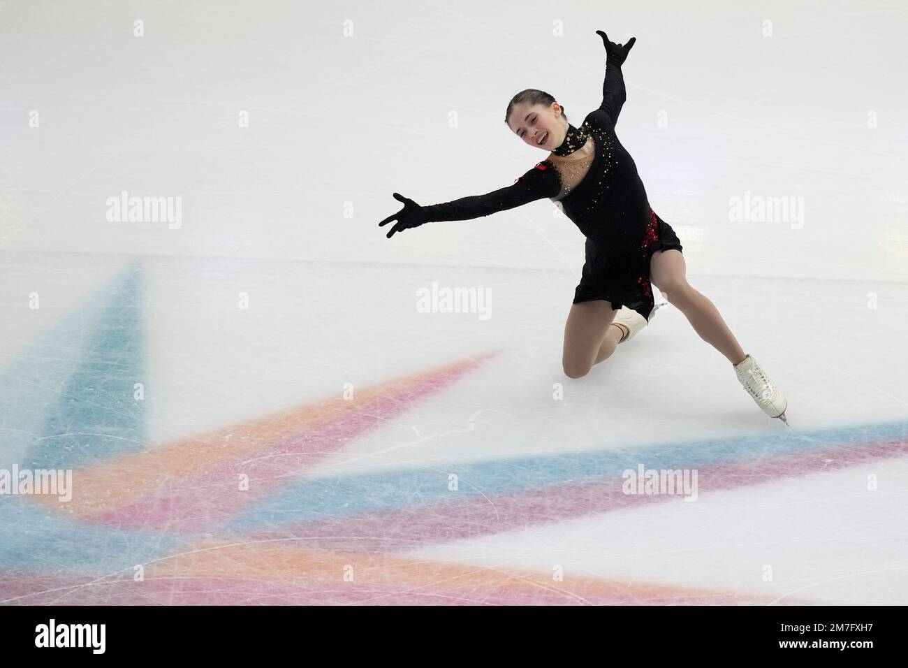 United States' Isabeau Levito competes during the Women's Short Program ...