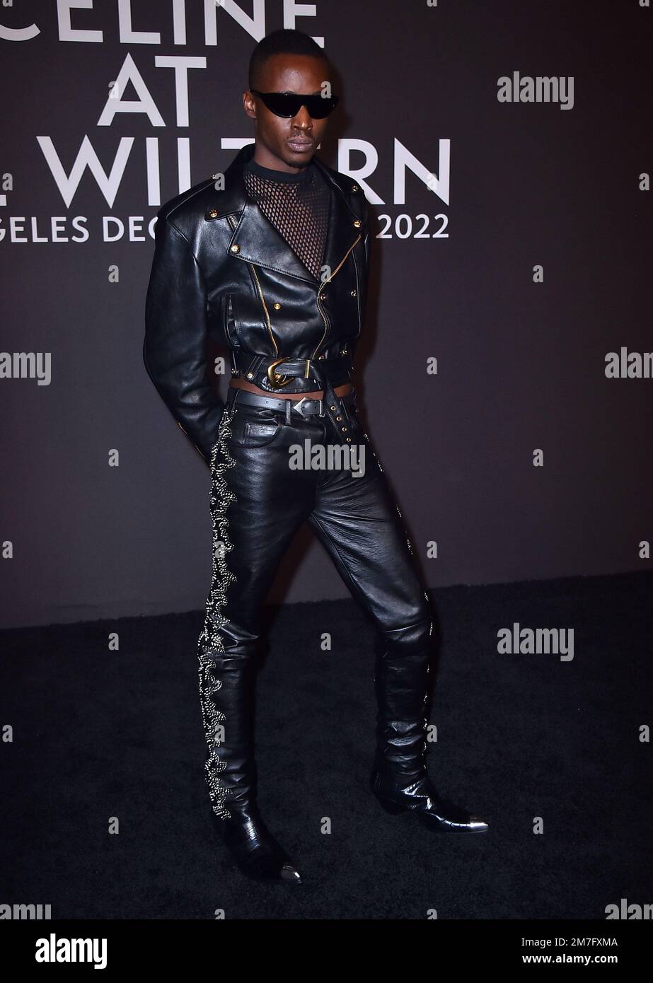 Ashton Sanders arrives at the Celine Fall/Winter 2023 Fashion Show on ...