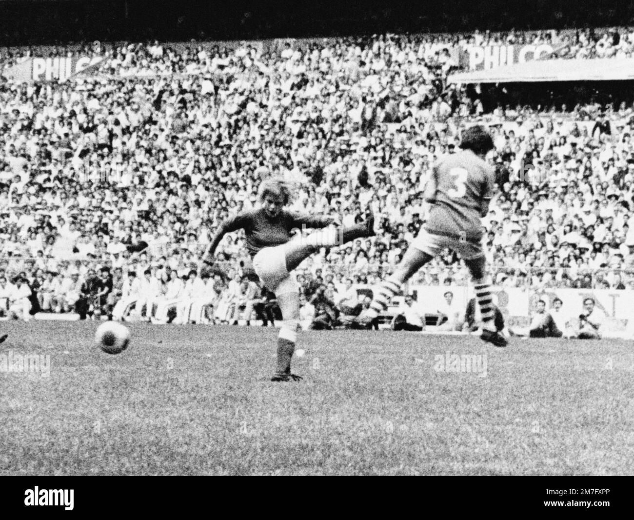 Susanne Augustesen is shown shooting the ball which ricocheted on the ...