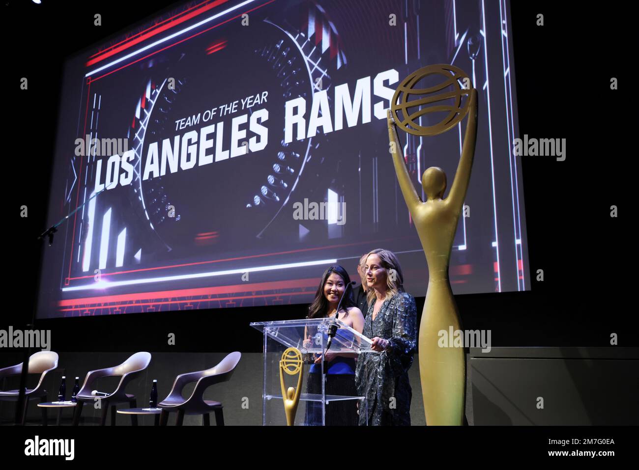 IMAGE DISTRIBUTED FOR CLIO AWARDS - Jen Prince, CCO LA Rams, and Kat Frederick, CMO LA Rams ...