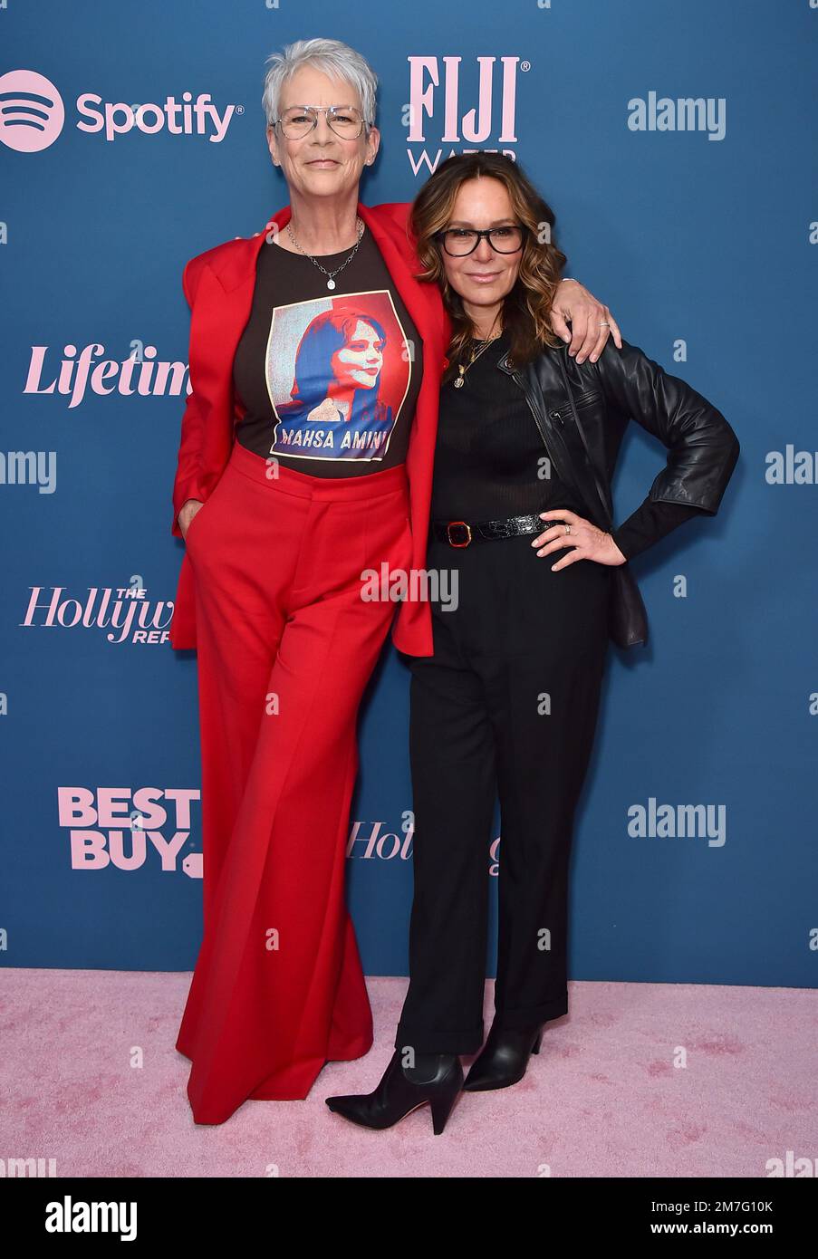 Jamie Lee Curtis, left, and Jennifer Grey arrive at The Hollywood ...