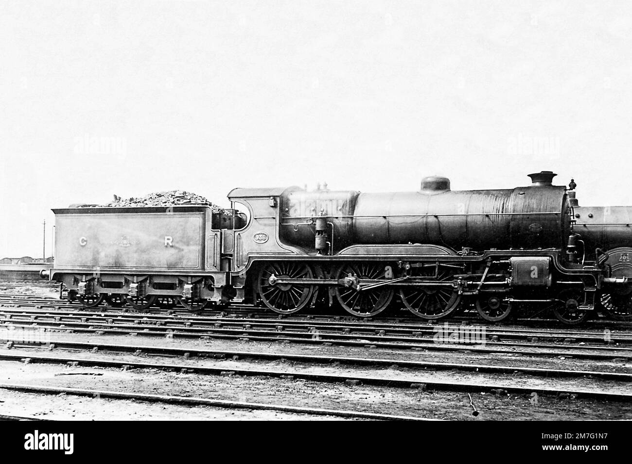 Ex-Highland Railway "River" class 4-6-0 steam locomotive as Caledonian ...