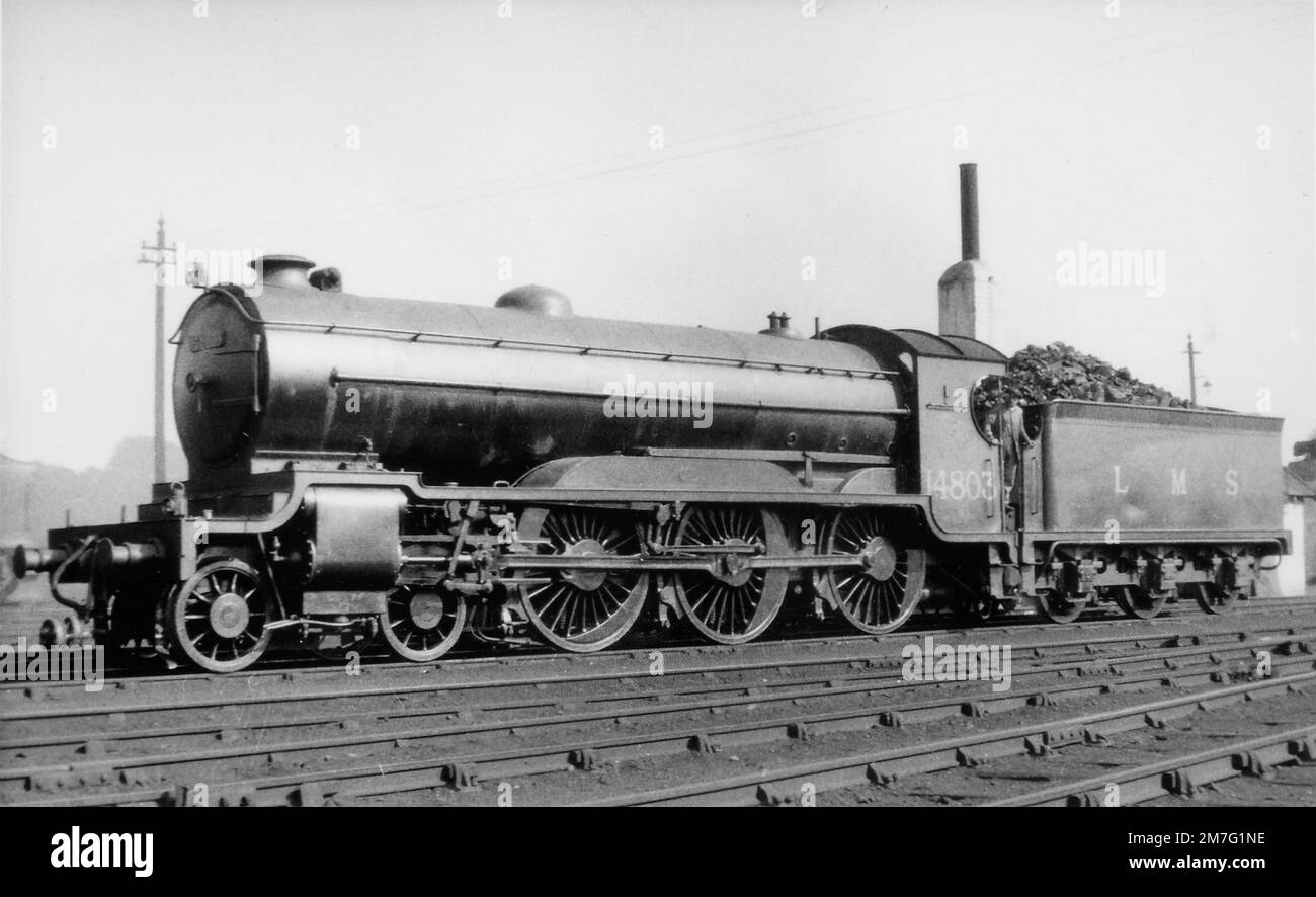 Caledonian Railway 4-6-0 steam locomotive No.959 is seen here as LMS ...