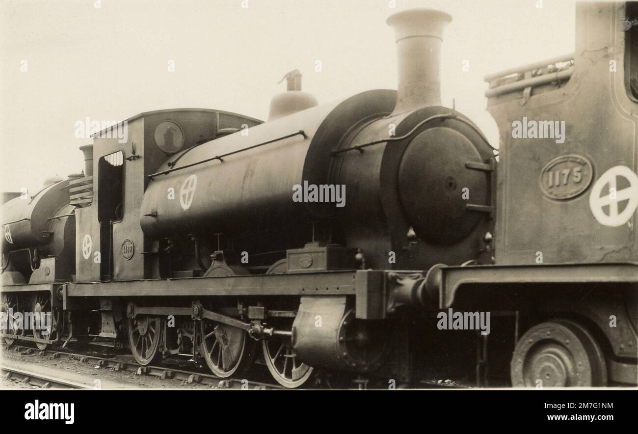 Caledonian Railway 0-6-0ST No.1489 is seen here in the condemned line ...