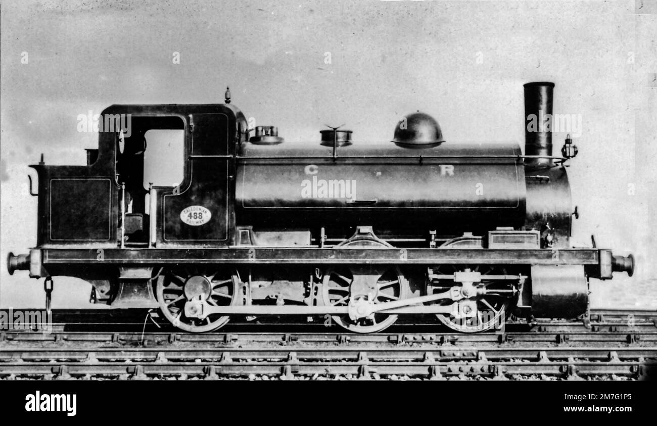 Caledonian Railway 486 Class 0-6-0ST locomotive No.488 Stock Photo - Alamy