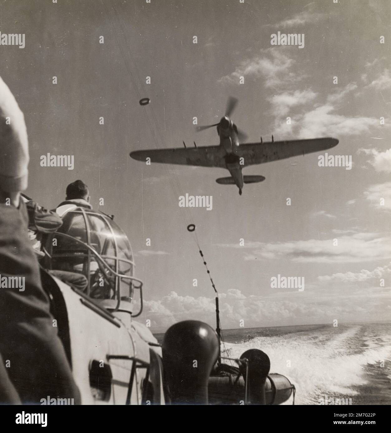 WW2 World War II - Hurricane and air sea rescue launch Stock Photo - Alamy