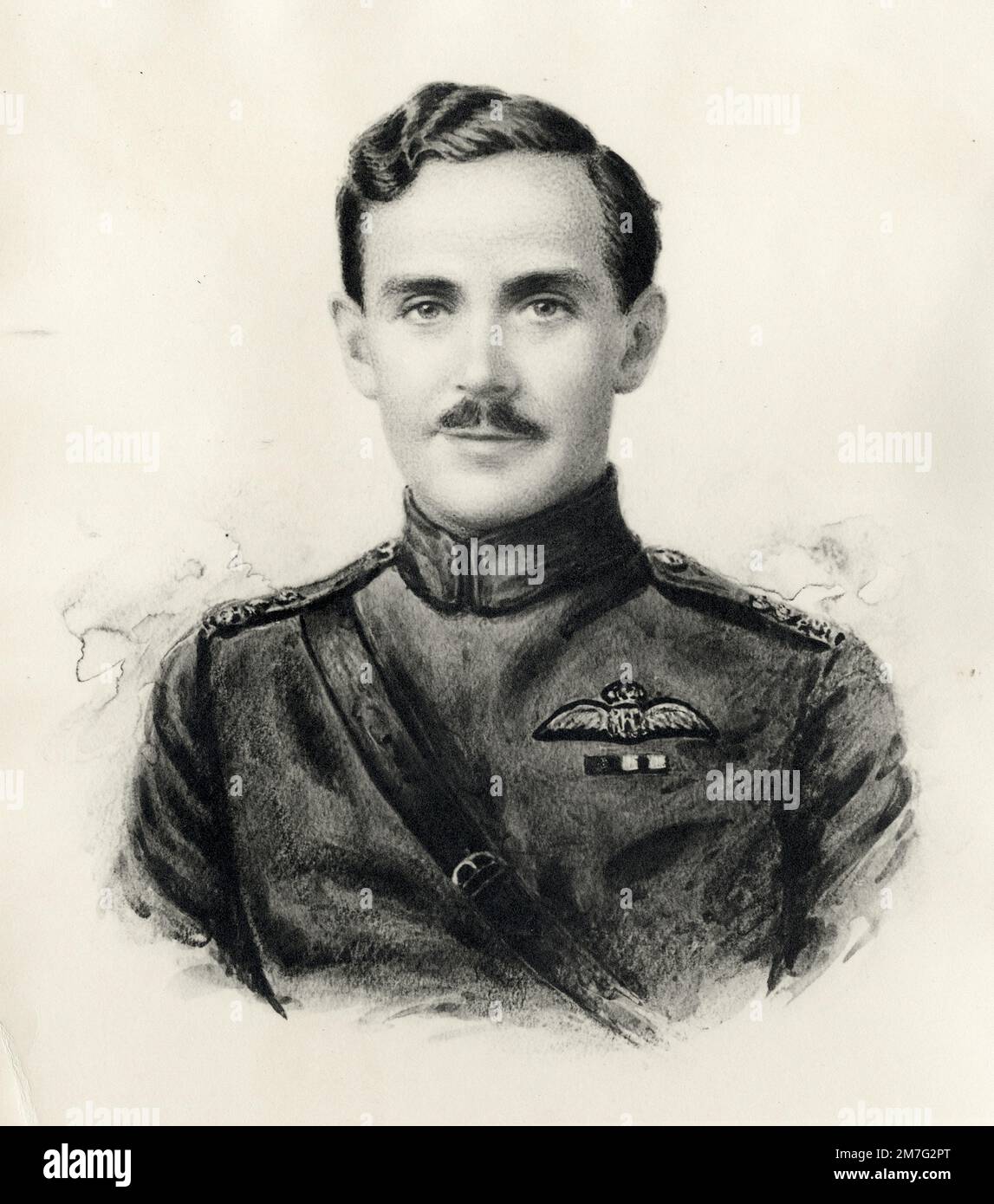 WW1 World War I Captain F.M.F. West Victoria Cross VC Stock Photo - Alamy