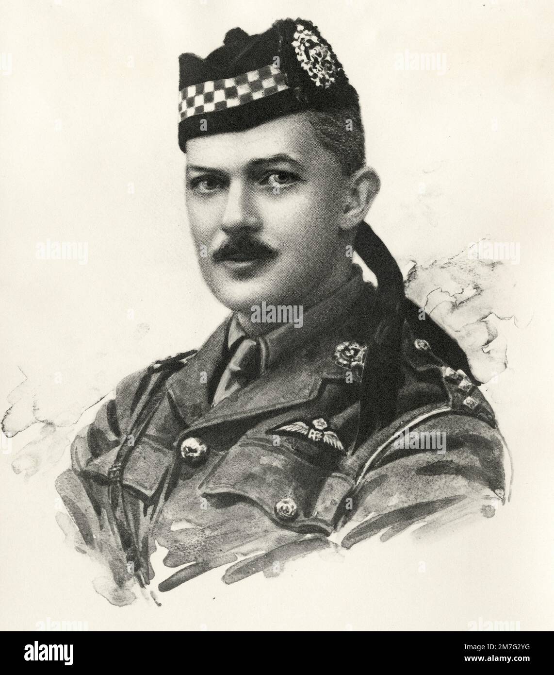 WW1 World War I - Captain John Aidan Liddell VC Victoria Cross Stock ...