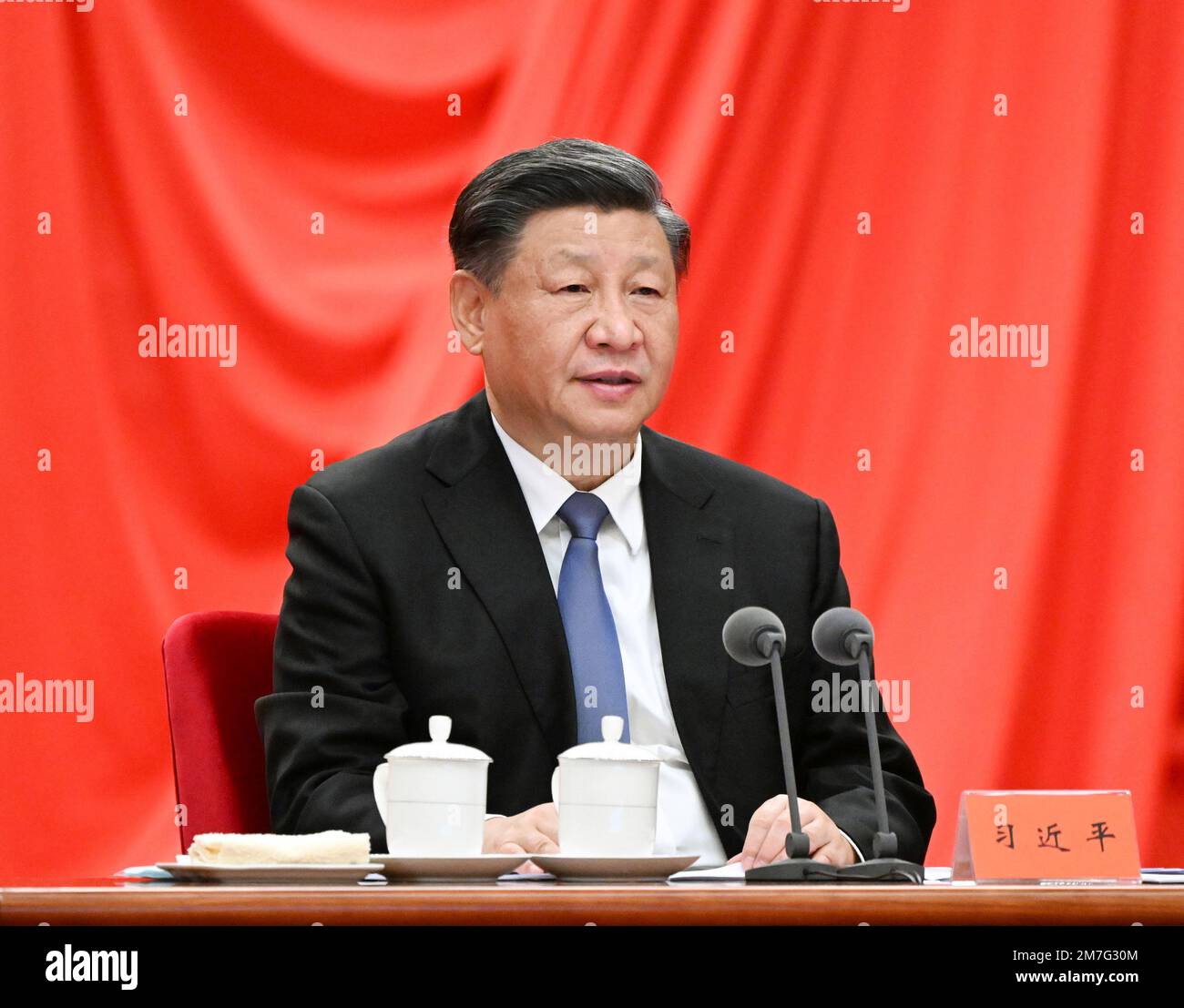 Beijing, China. 9th Jan, 2023. General secretary of the Communist Party ...