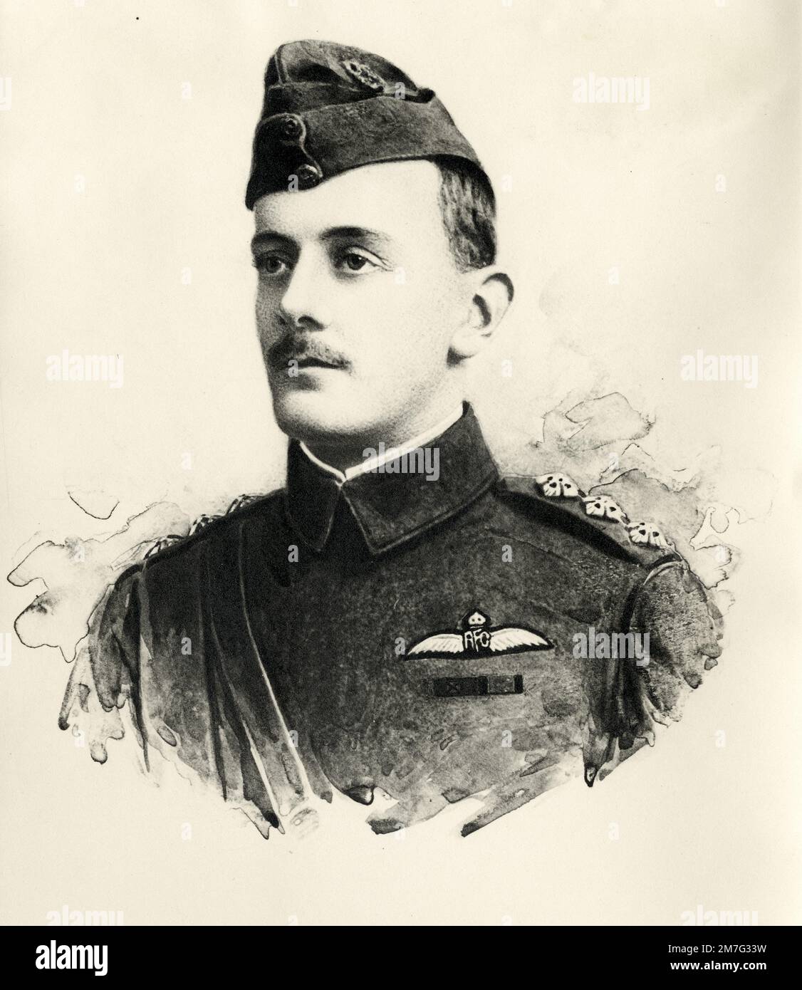 WW1 World War I - Captain L.G. Hawker Victoria Cross VC Stock Photo - Alamy