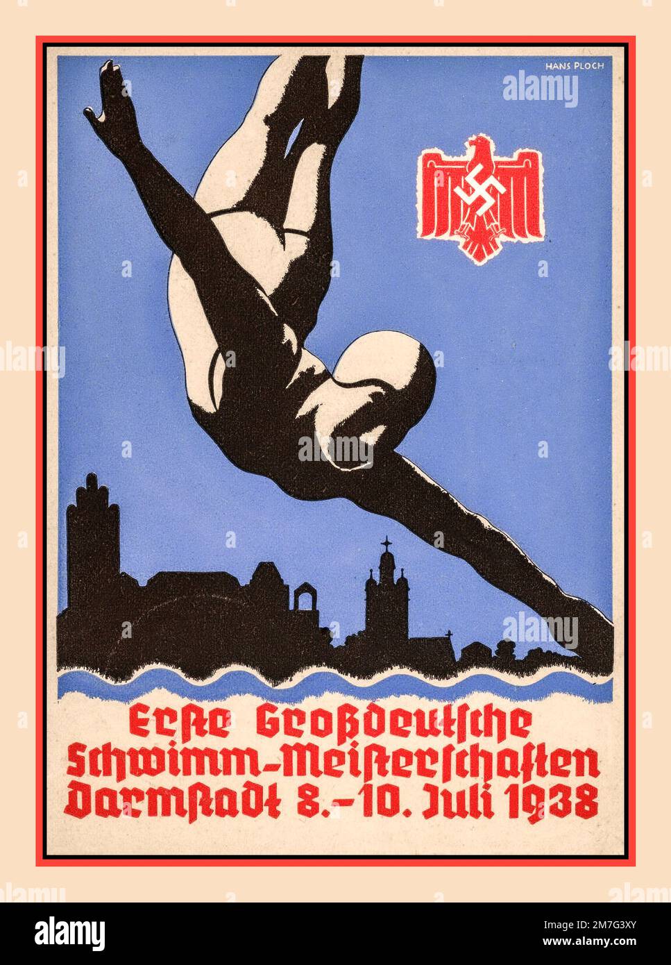 1938 nazi sports poster hi-res stock photography and images - Alamy