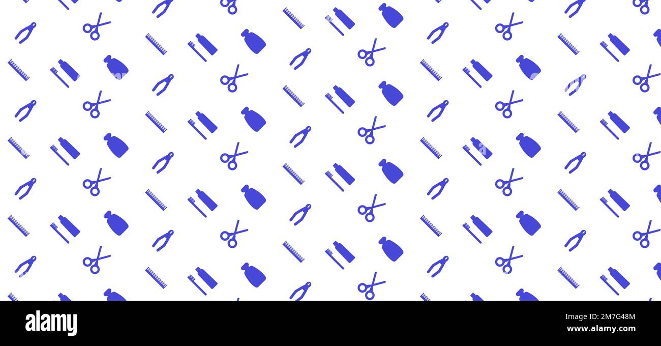 Seamless pattern with tools and supplies. Colorful background for ...