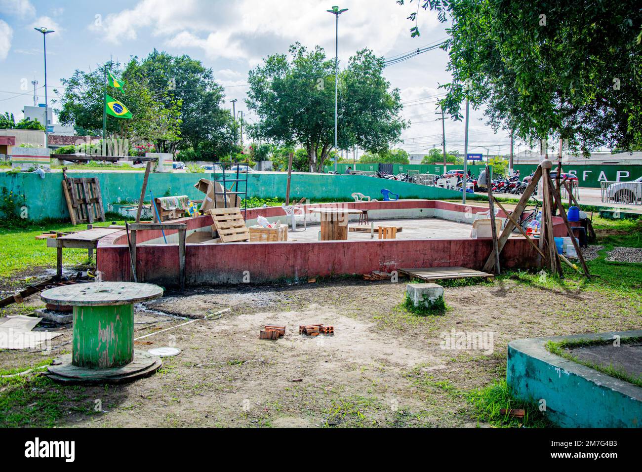 Amapá, Brazil. 9th January, 2023. Camp Coupista is dismantled in Amapá ...