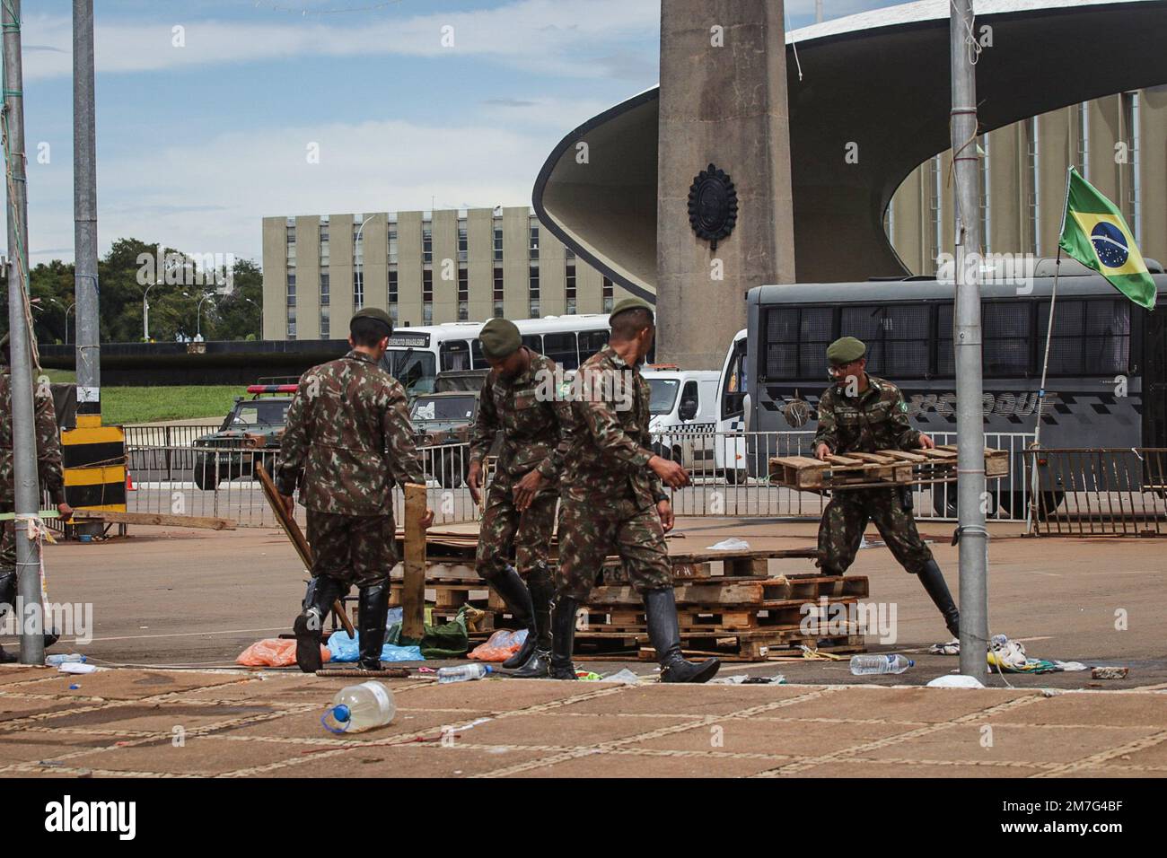 Brasília, Brazil. 9th January, 2023. - After the acts of vandalism on ...