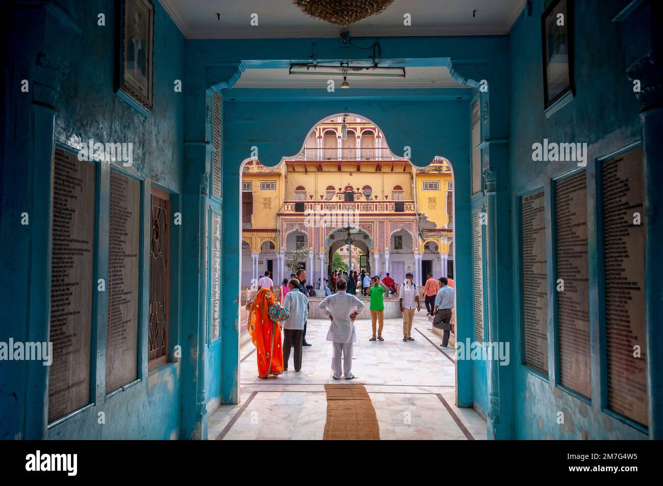 Rani Sati Temple, Jhunjhunu, Rajasthan, India Stock Photo - Alamy