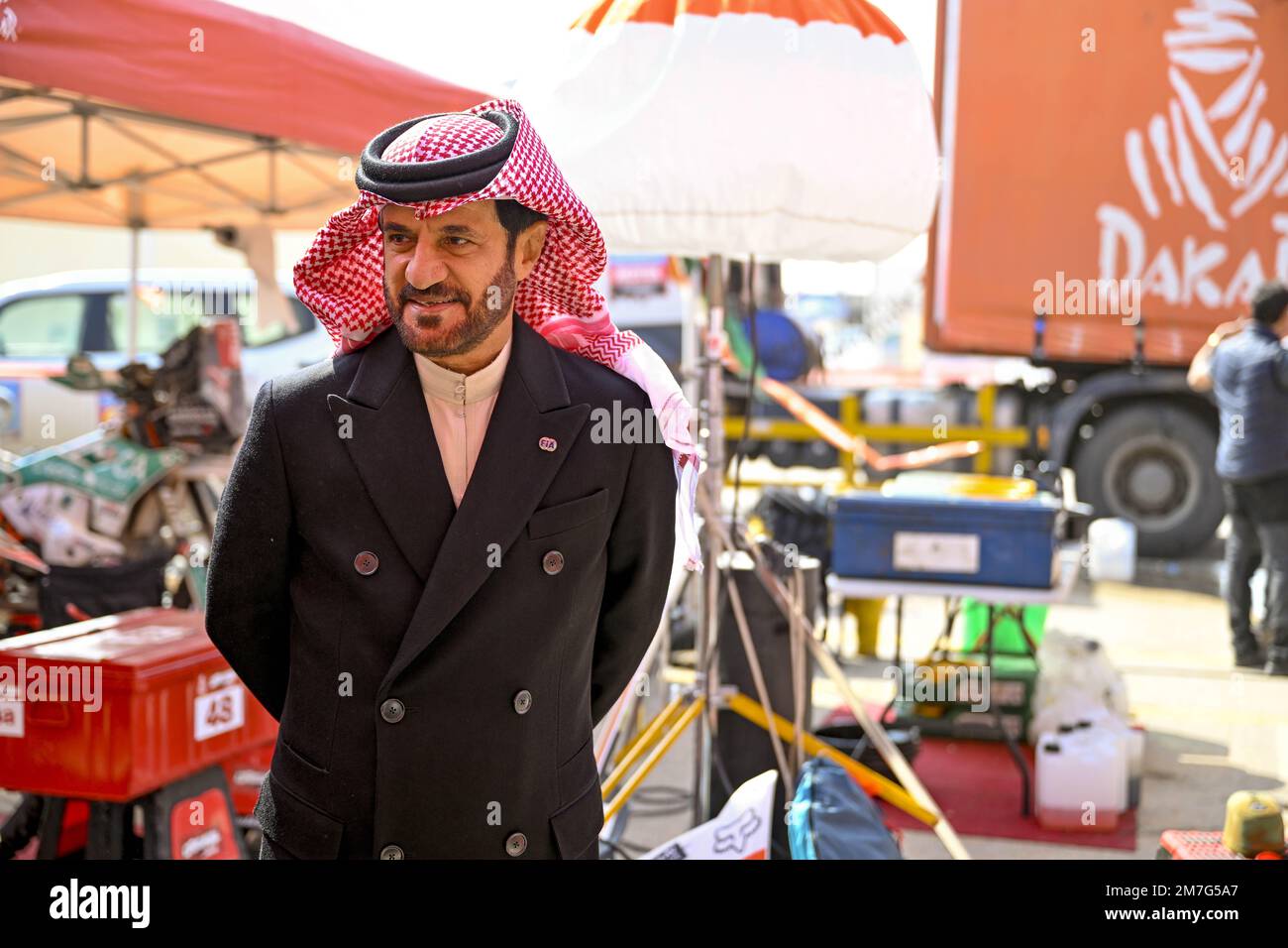 BEN SULAYEM Mohammed, President of the FIA during the Stage 6 of the ...